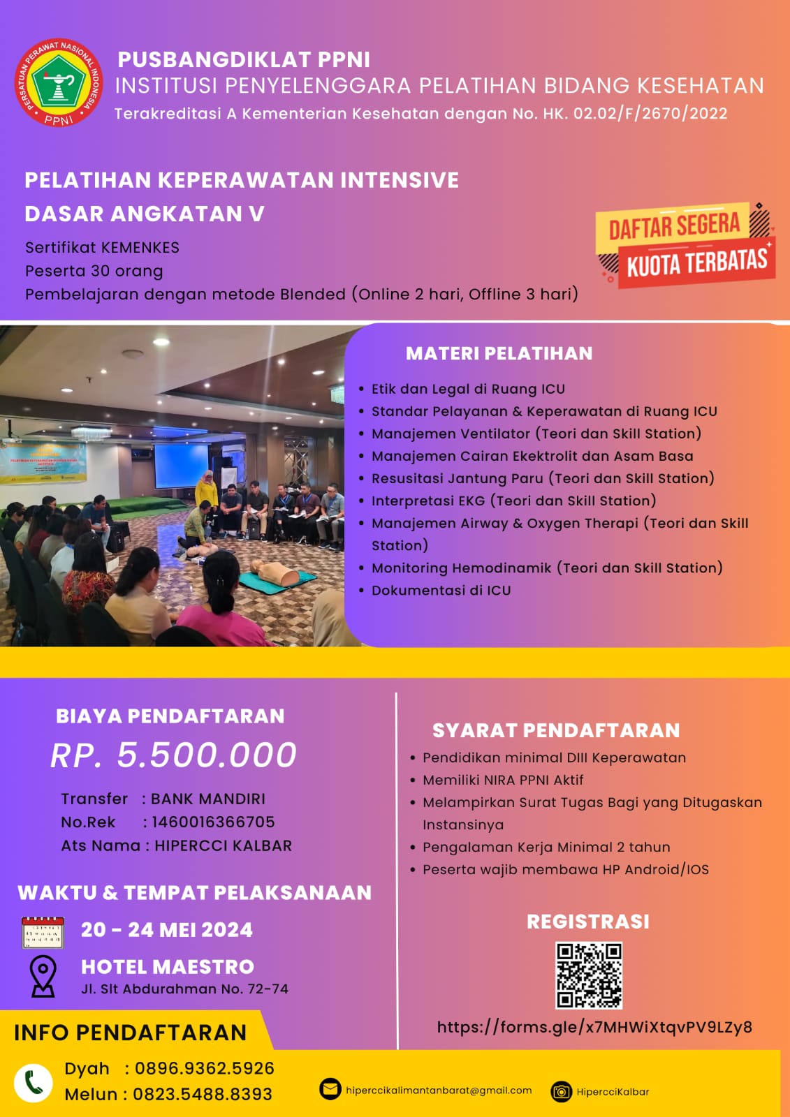 9893- Pelatihan Keperawatan Intensif Dasar (PKID) - LMS Kemkes