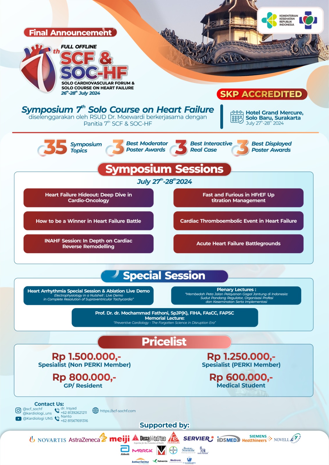 Symposium 7th Solo Cardiovascular Forum (SCF) - LMS Kemkes