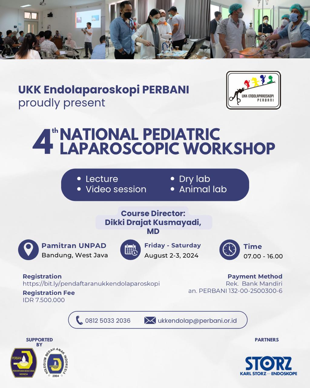 4TH NATIONAL PEDIATRIC LAPAROSCOPIC WORKSHOP - LMS Kemkes
