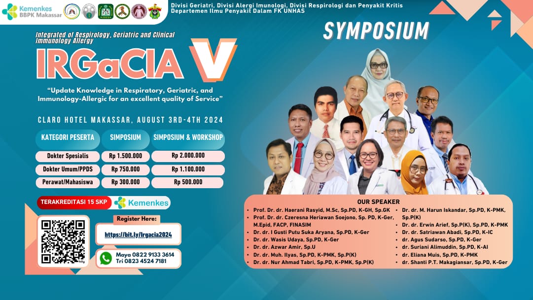 Simposium Integrated of Respirology, Geriatric, and Clinical Immunology ...