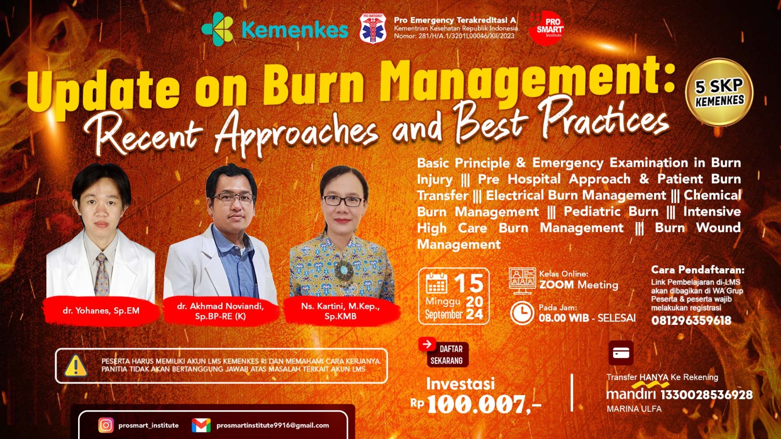 Webinar Update on Burn Management Recent Approaches and Best Practices ...