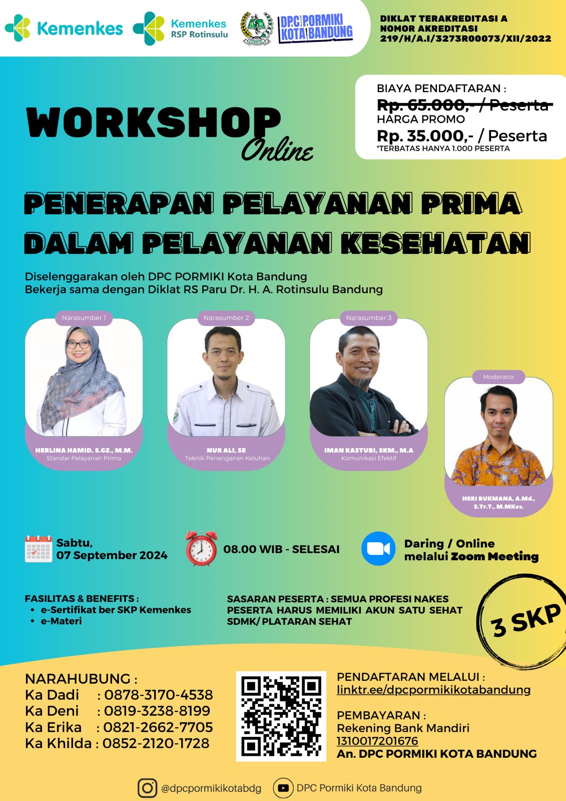 Workshop Penerapan Pelayanan Prima Dalam Pelayanan Kesehatan - LMS Kemkes