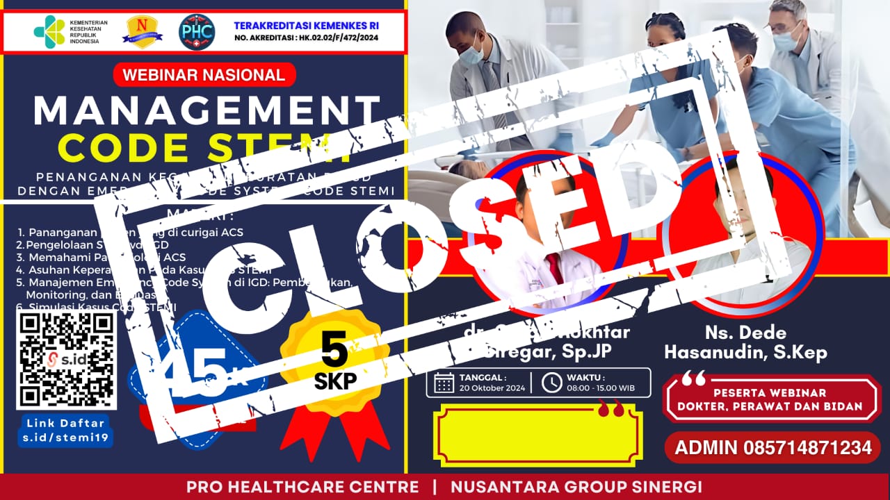Webinar Penanganan Kegawatdaruratan Di Ruang IGD Dengan Emergency Code ...