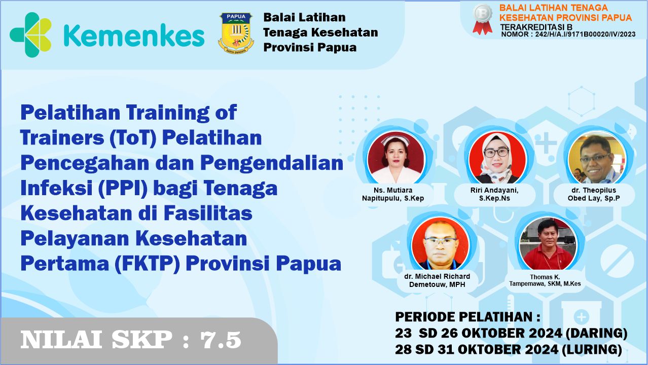 Pelatihan Training of Trainers (ToT) Pelatihan Pencegahan dan ...