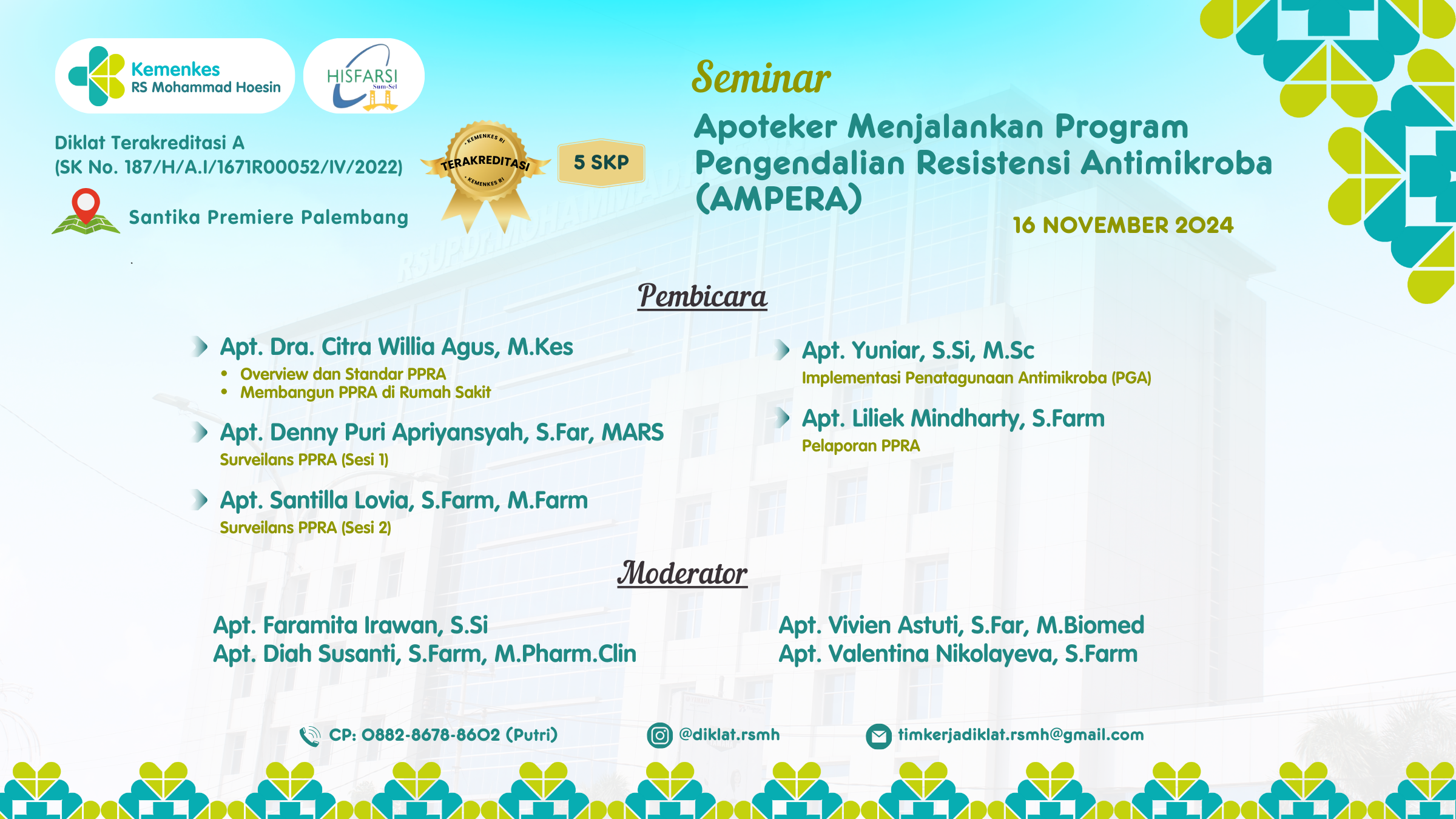 Seminar Apoteker Menjalankan Program Pengendalian Resistensi Antimikroba (AMPERA) - LMS Kemkes