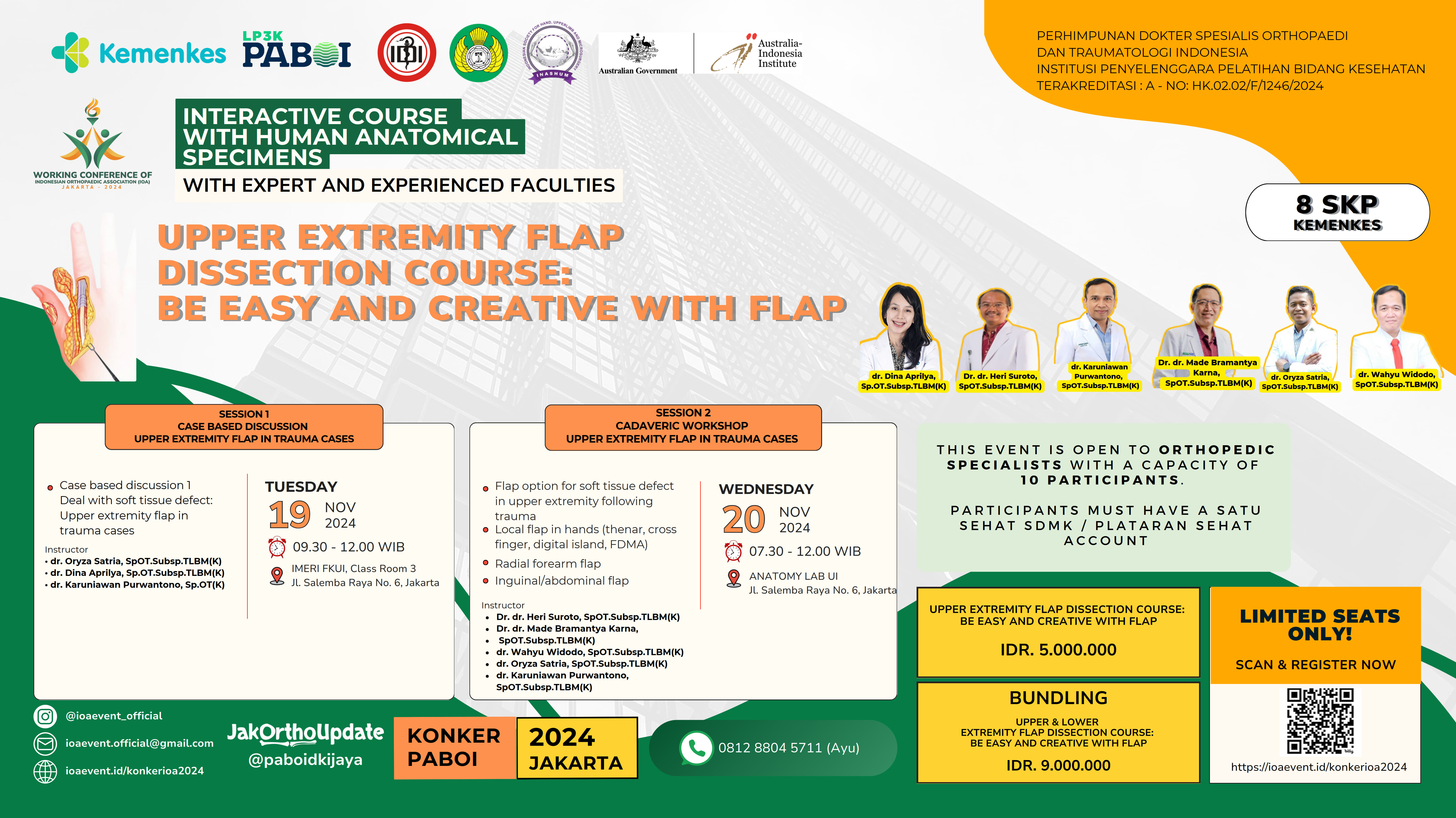 WORKSHOP UPPER EXTREMITY FLAP DISSECTION COURSE BE EASY AND CREATIVE ...