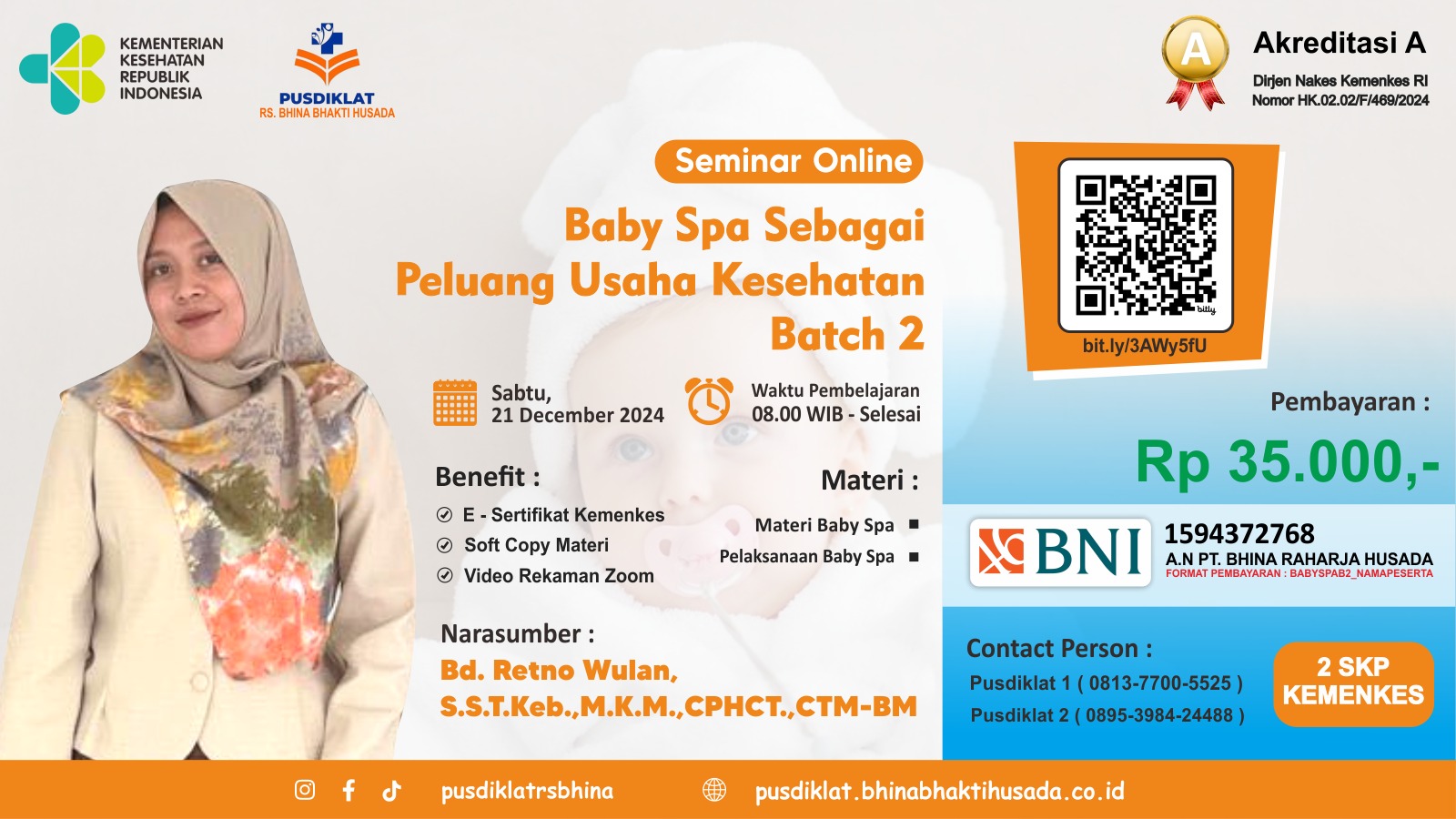 Baby Spa Sebagai Peluang Usaha Kesehatan BATCH 2 - LMS Kemkes