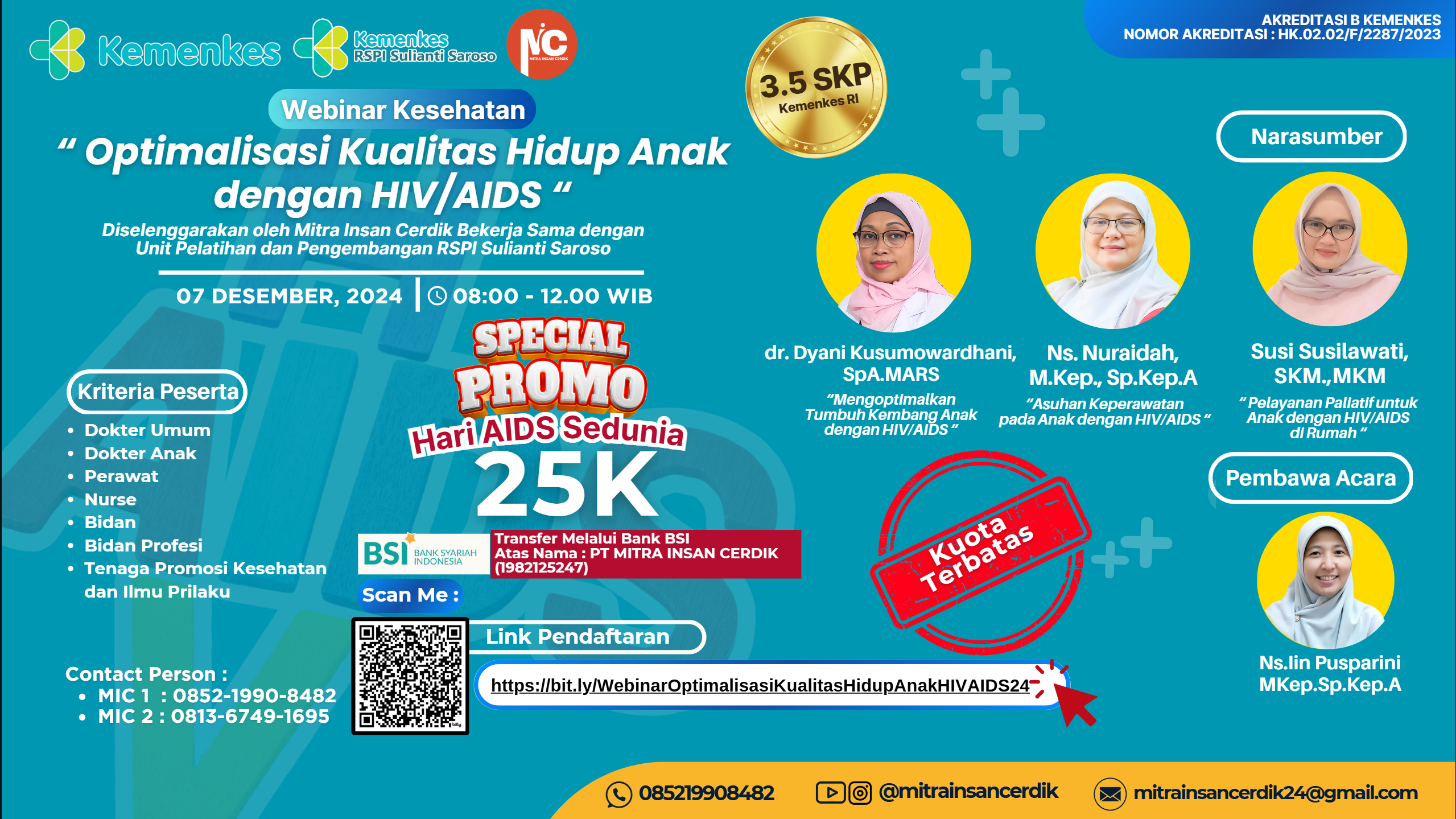 Optimalisasi Kualitas Hidup Anak dengan HIV/AIDS - LMS Kemkes