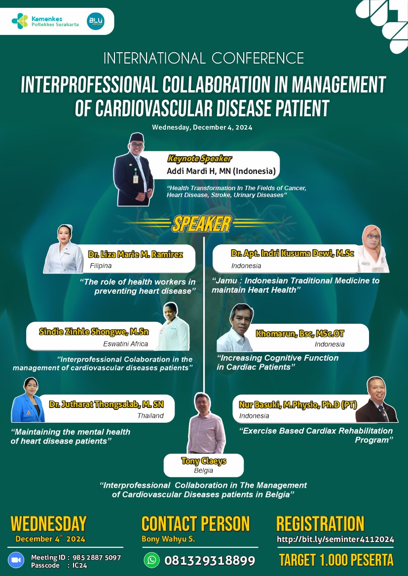 INTERPROFESSIONAL COLLABORATION IN MANAGEMENT OF CARDIOVASCULAR DISEASE PATIENT - LMS Kemkes