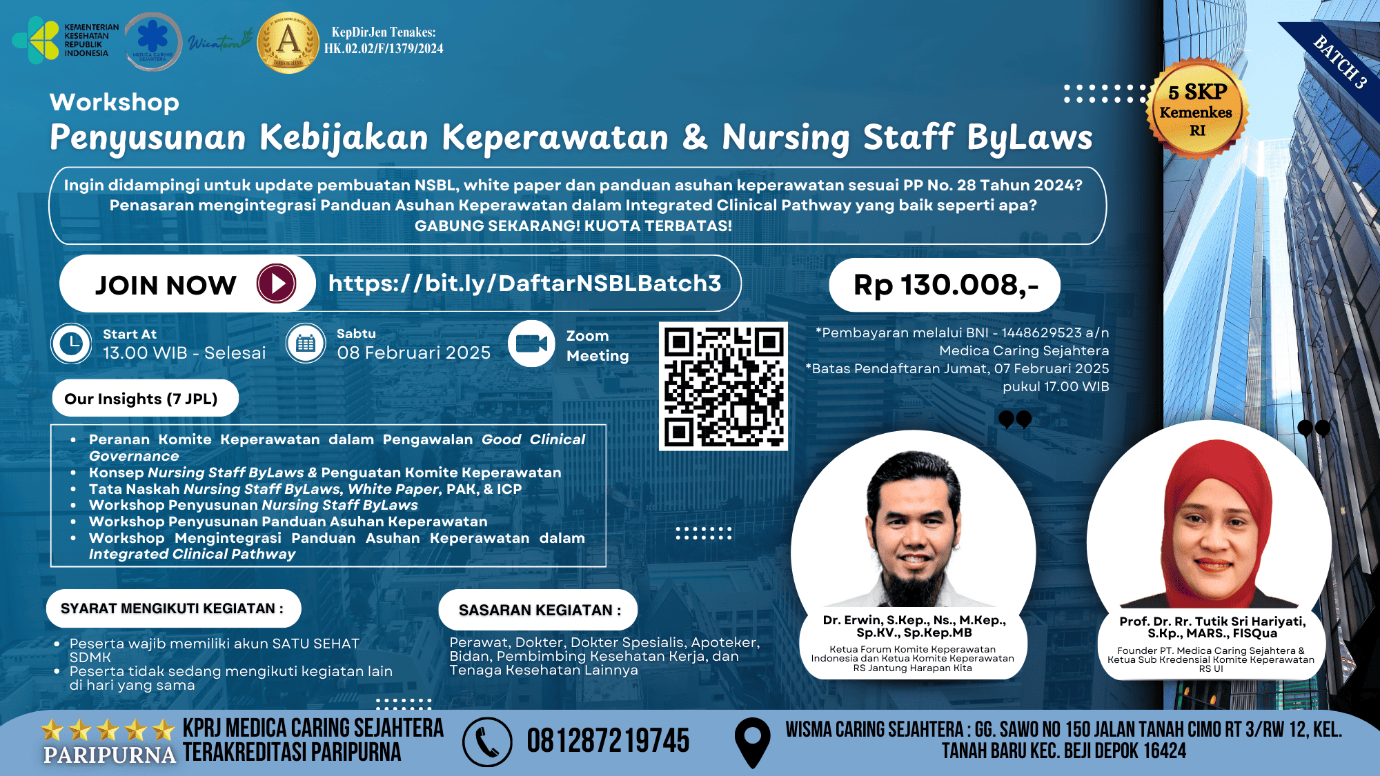 BATCH 3 - Workshop Penyusunan Kebijakan Keperawatan dan Nursing Staff ...