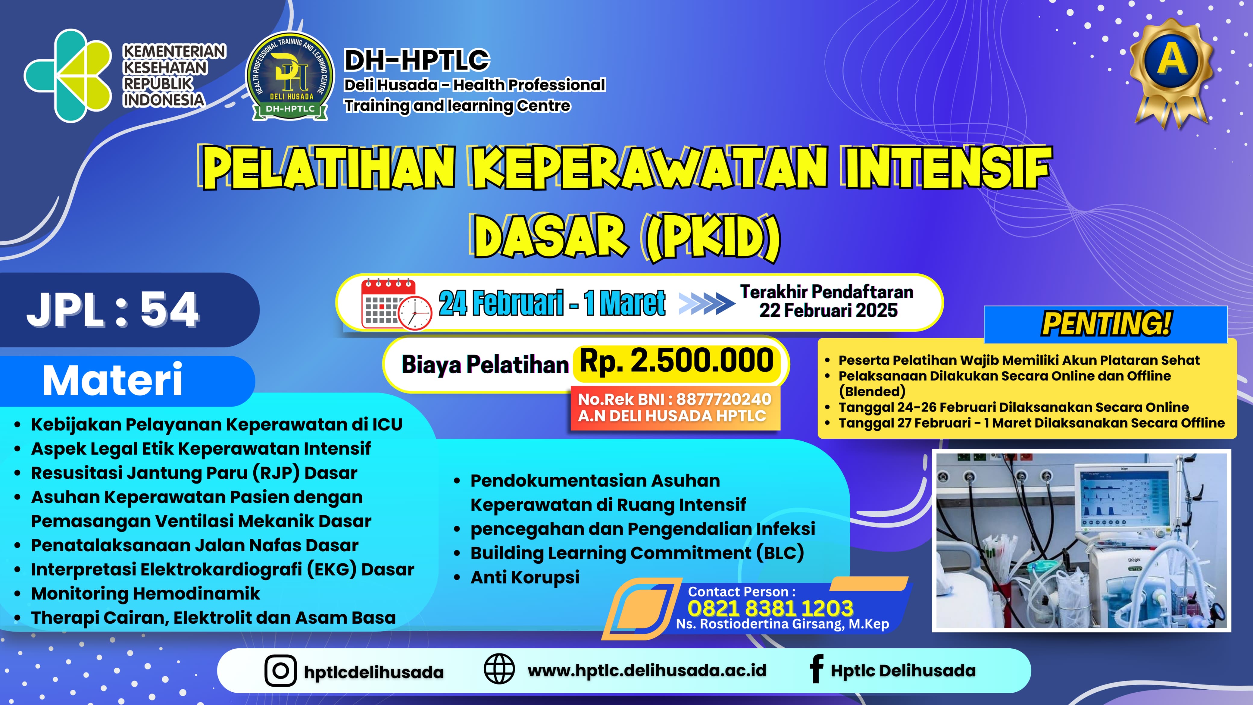 Pelatihan Keperawatan Intensif Dasar (PKID) - LMS Kemkes