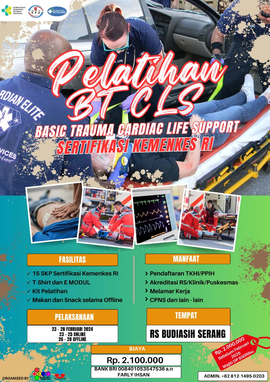 Pelatihan Basic Trauma Cardiac Life Support (BTCLS) Angkatan 5 - LMS Kemkes