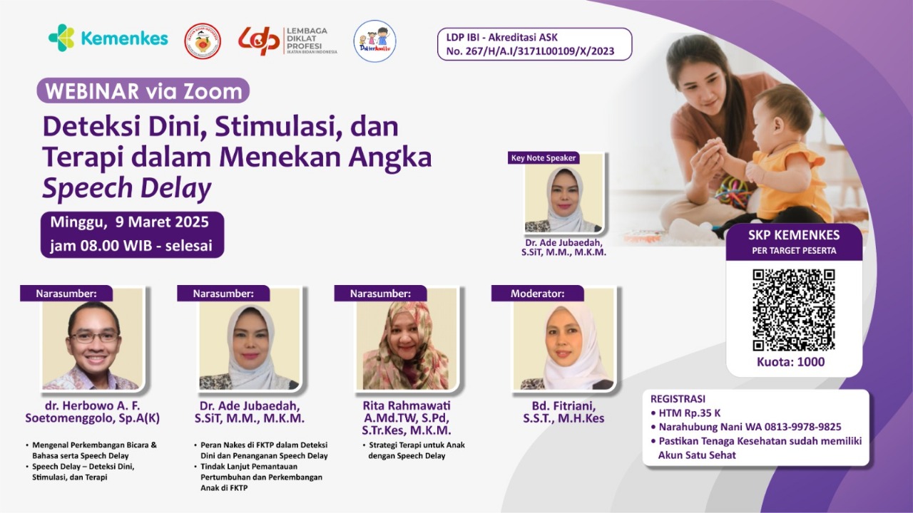 “Deteksi Dini, Stimulasi, dan Terapi dalam Menekan Angka Speech Delay” Angkatan 1 - LMS Kemkes