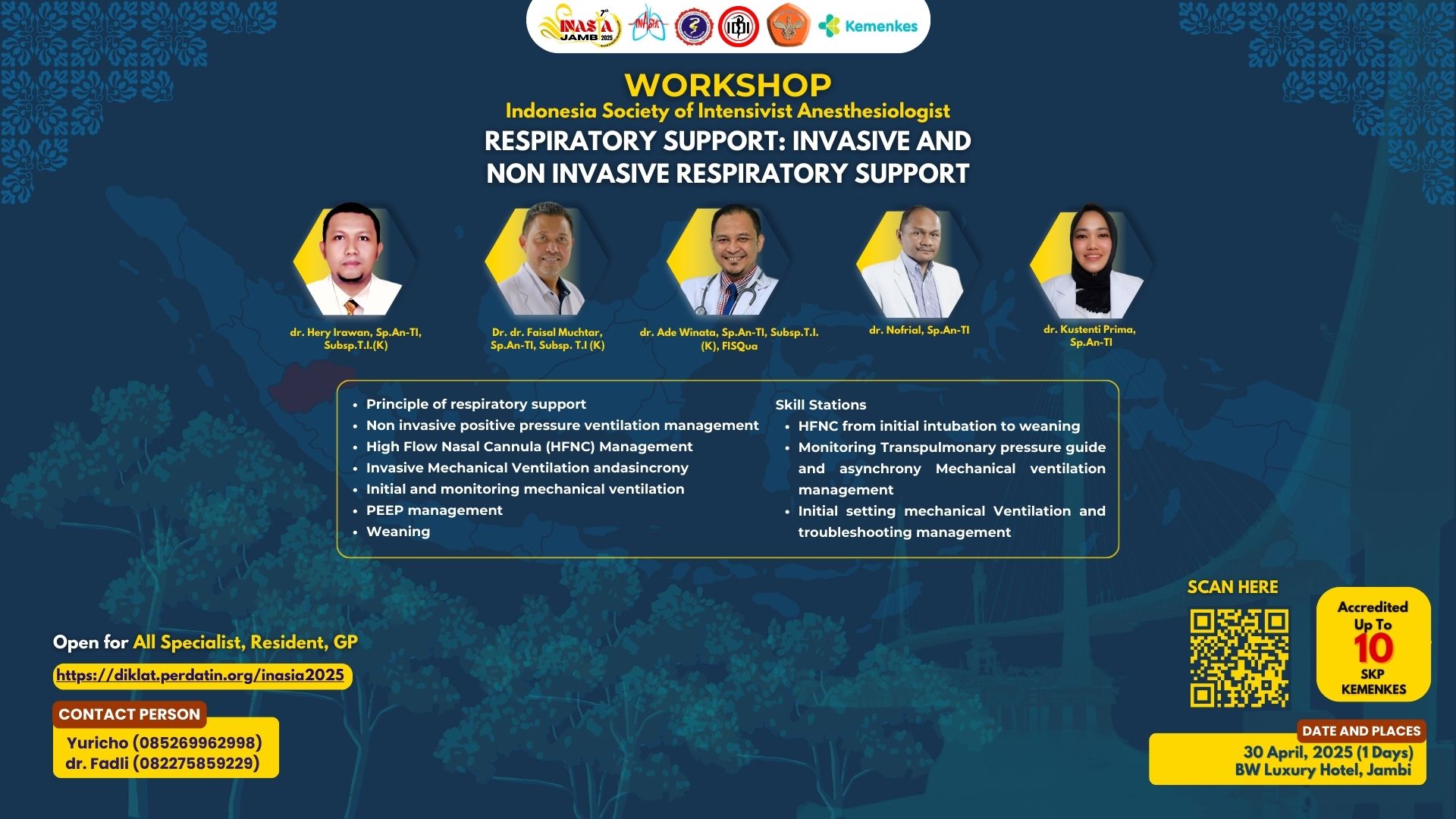 WORKSHOP RESPIRATORY SUPPORT: INVASIVE AND NON INVASIVE RESPIRATORY ...