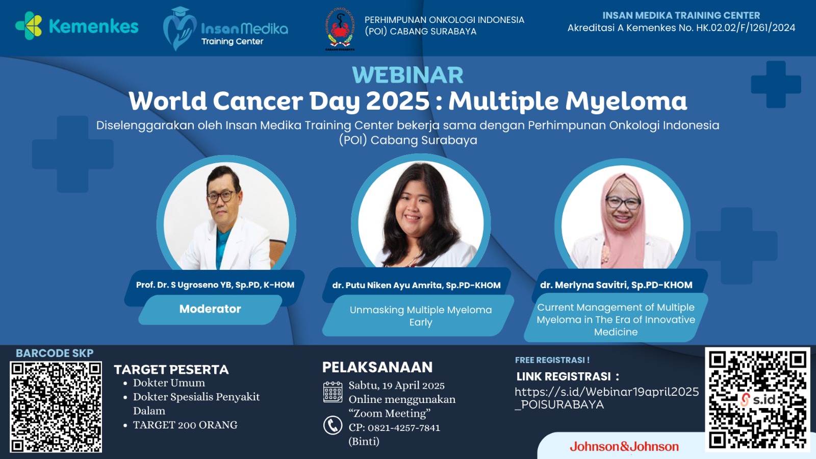 Webinar World Cancer Day 2025 : Multiple Myeloma Angkatan 1 - LMS Kemkes