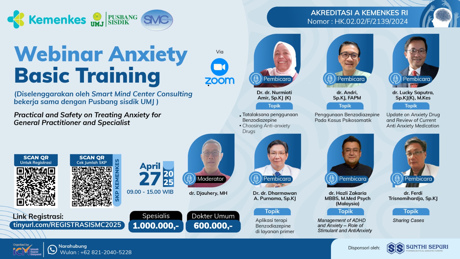 Anxiety Basic Training "Practical and Safety on Treating Anxiety for General Practitioner and ...