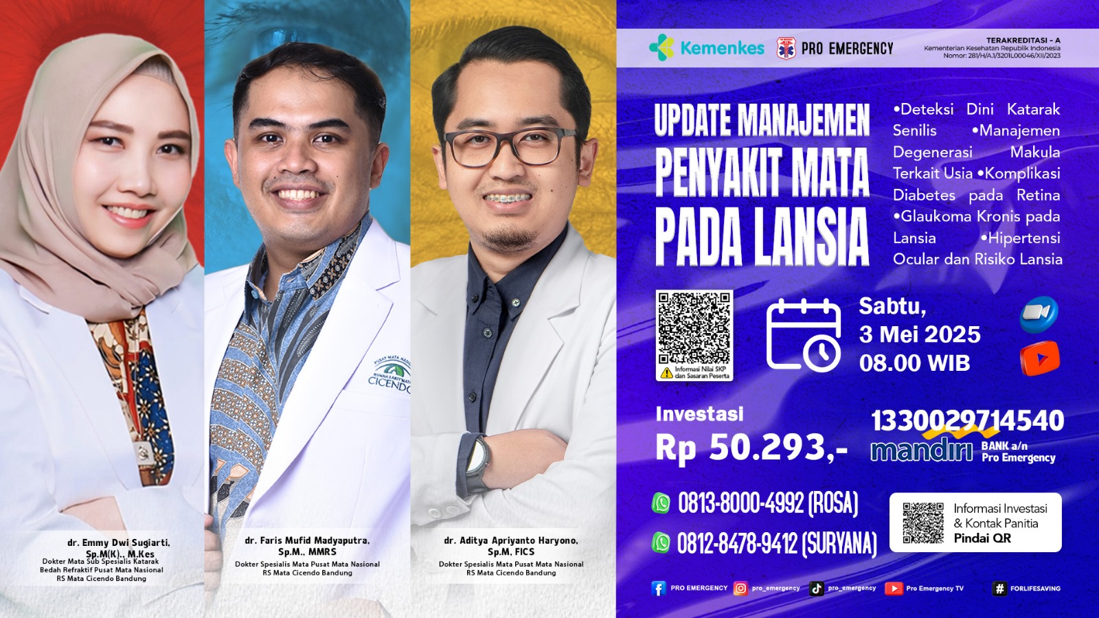 Webinar Update Manajemen Penyakit Mata pada Lansia Angkatan 2 - LMS Kemkes