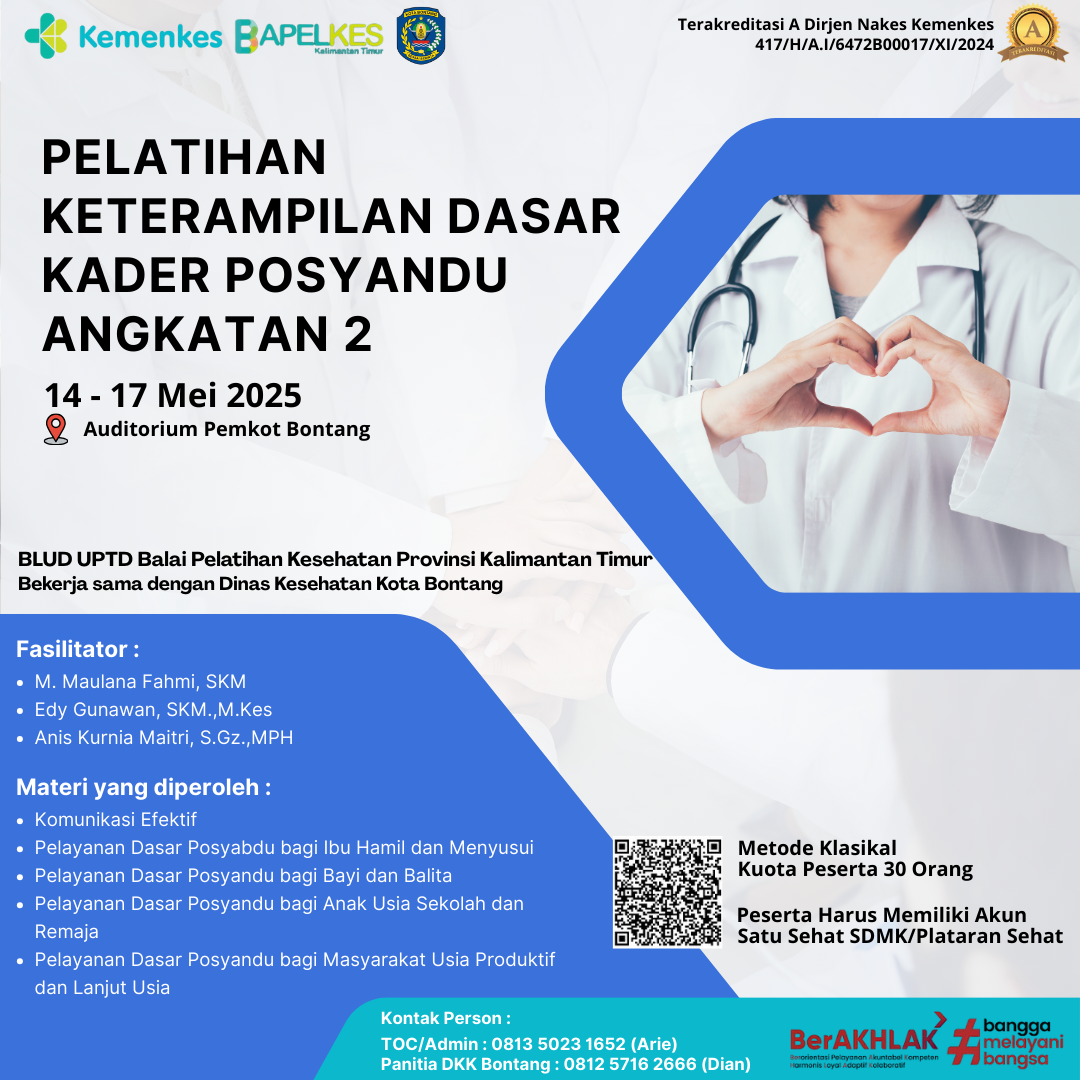 Pelatihan Keterampilan Dasar Kader Posyandu Angkatan 2 - LMS Kemkes