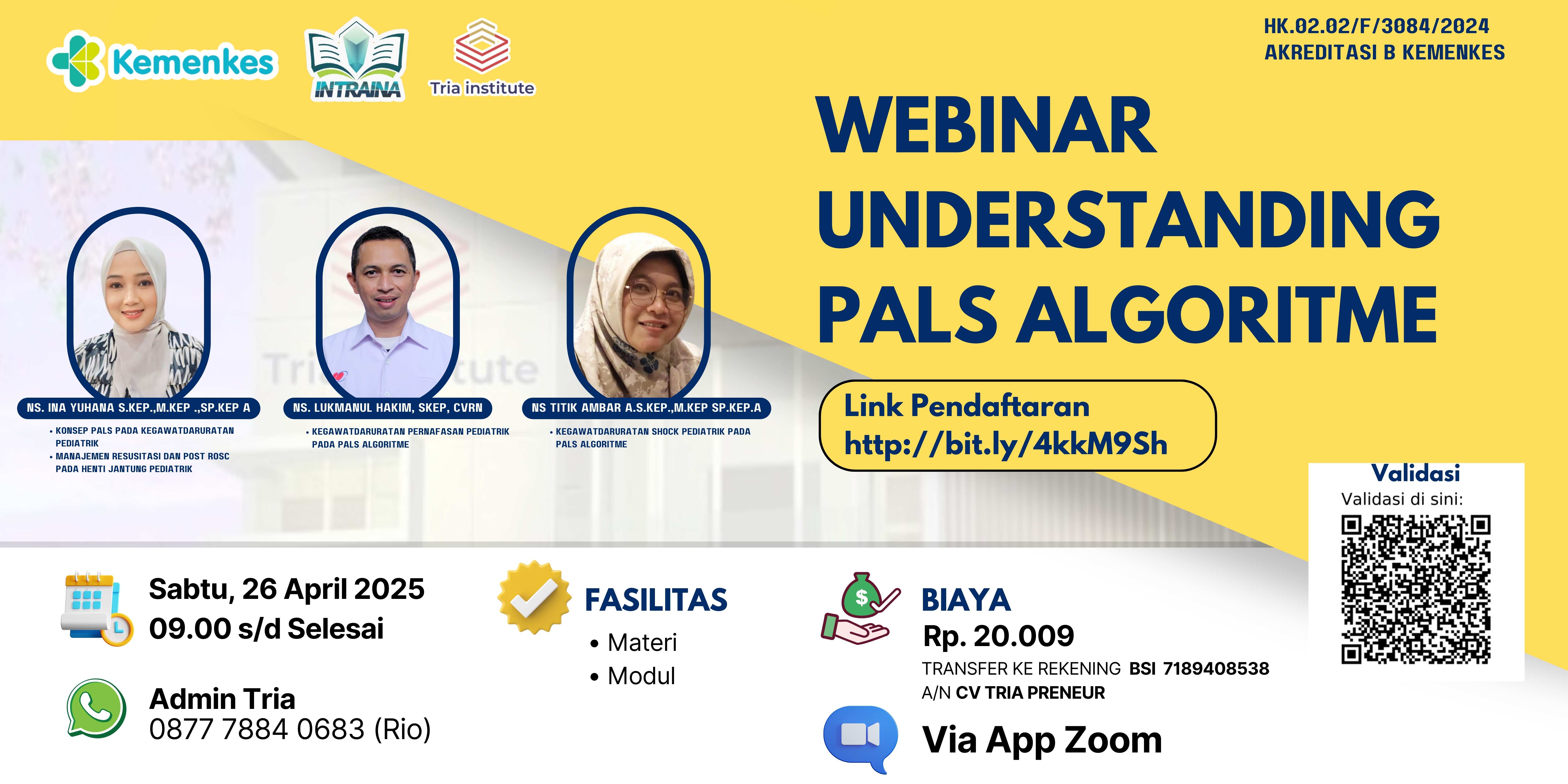Webinar Understanding Pals Algoritme Angkatan 1 - LMS Kemkes