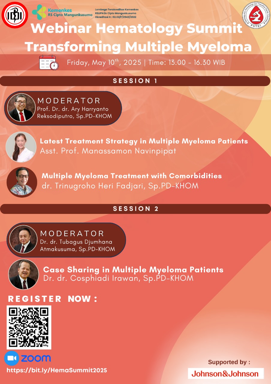 Webinar Hematology Summit - Transforming Multiple Myeloma Angkatan 1 - LMS Kemkes