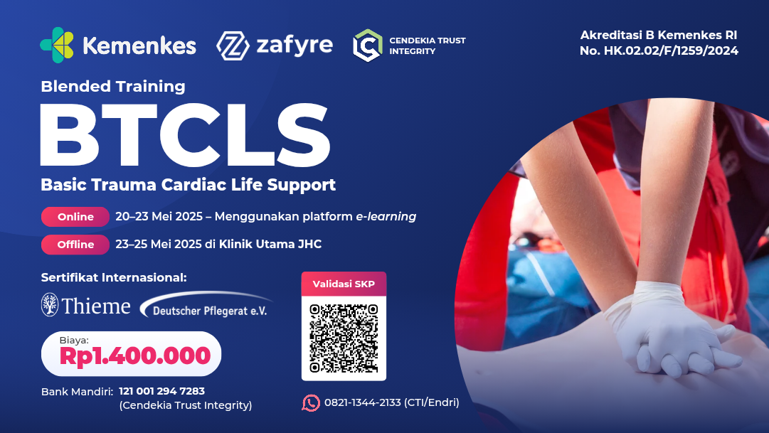 Pelatihan Basic Trauma Cardiac Life Support (BTCLS) Angkatan 2 - LMS Kemkes