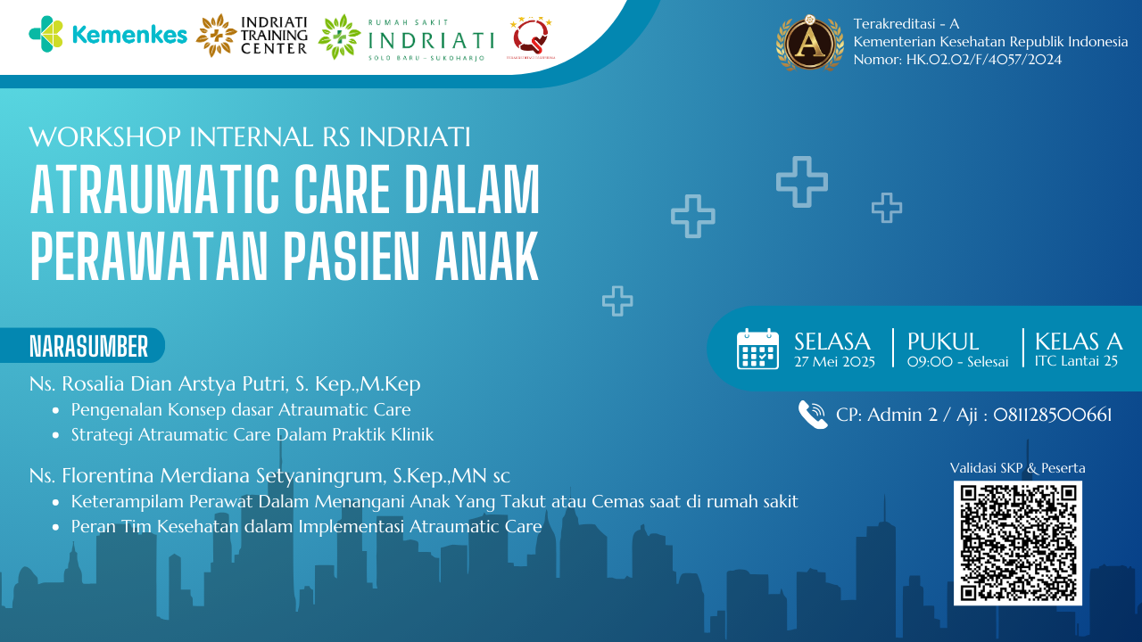 Atraumatic Care Dalam Perawatan Pasien Anak Angkatan 1 - LMS Kemkes