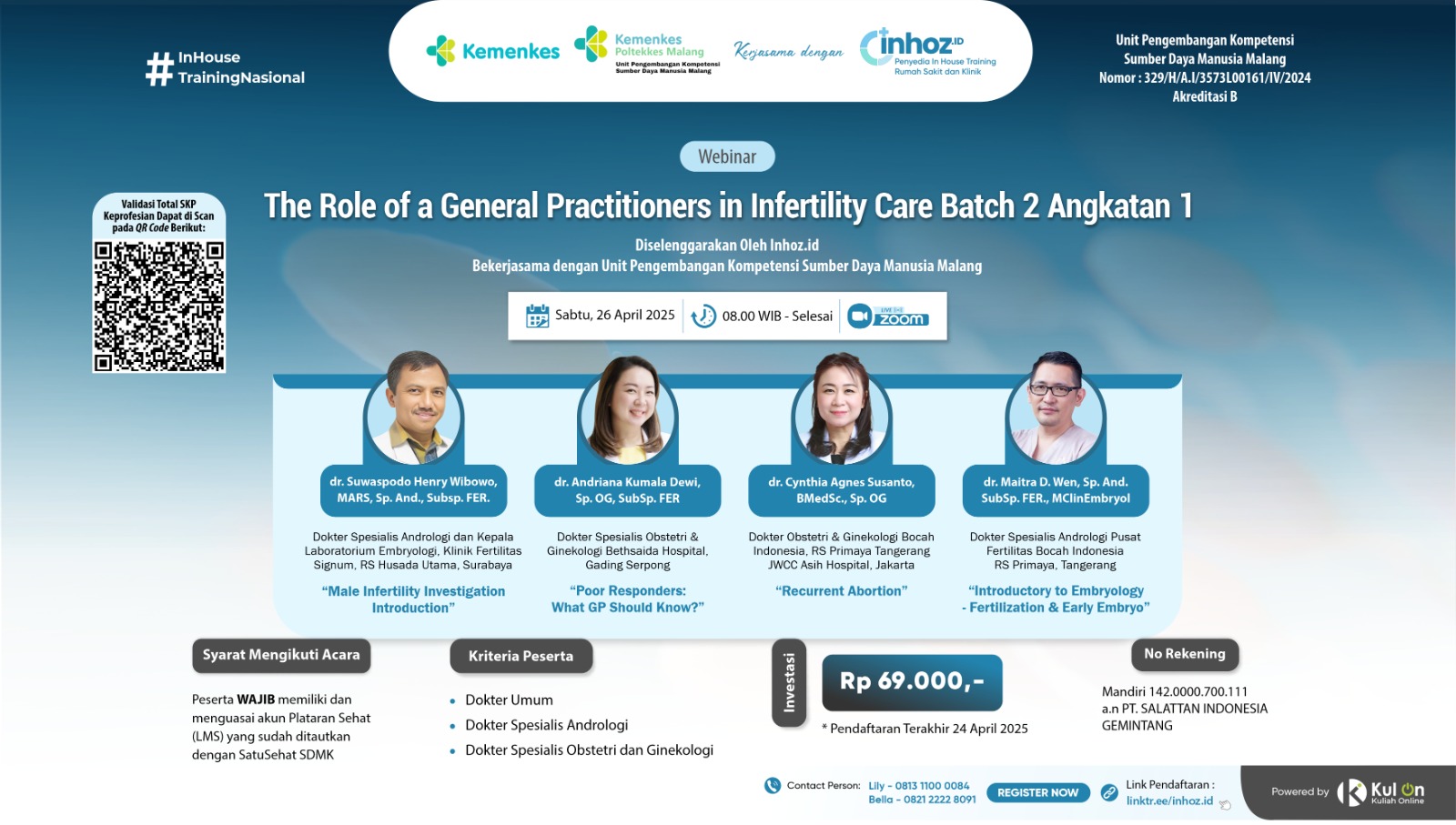 The Role of General Practitioners in Infertility Care Batch 2 Angkatan 1 - LMS Kemkes