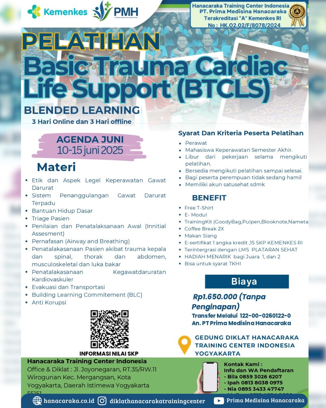 Pelatihan Btcls Basic Trauma Cardiac Life Support dinkes kota - LMS Kemkes