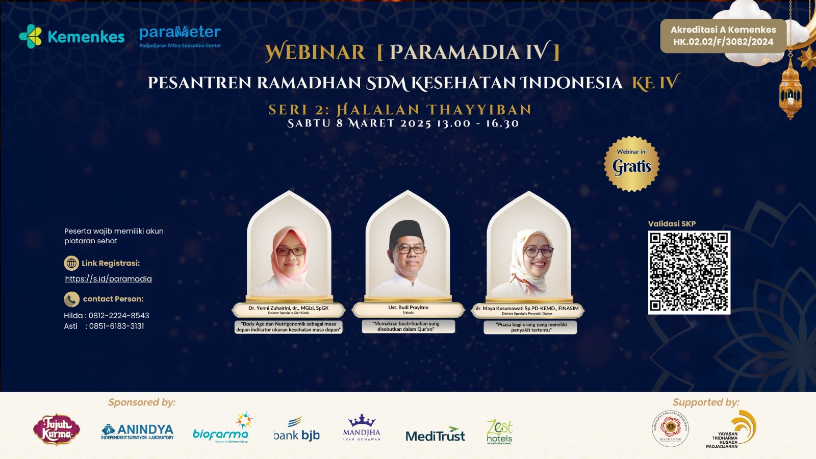 Webinar Series PARAMADIA (Pesantren Ramadhan (Pesantren Ramadhan SDM ...