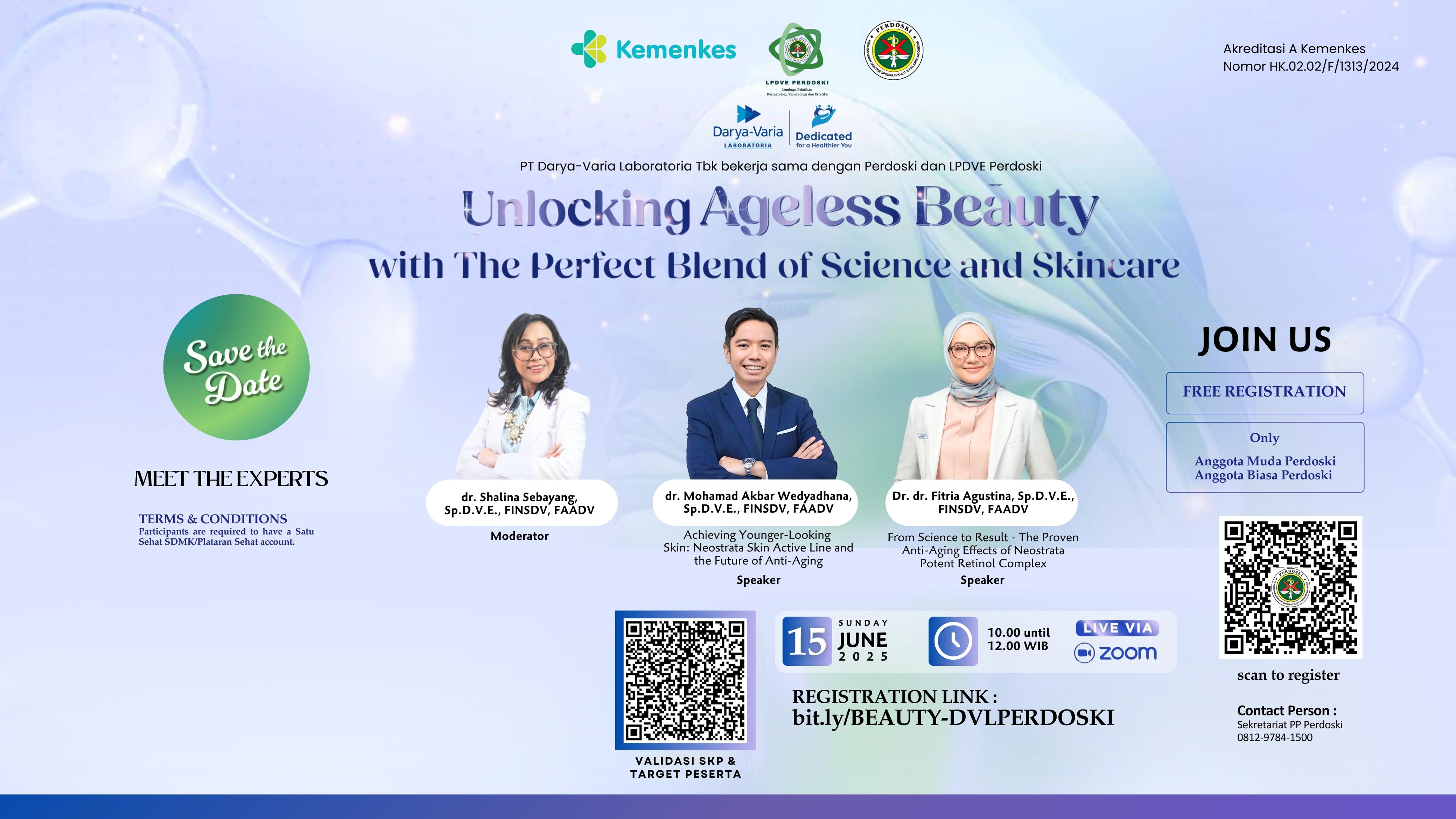 Webinar Virtual Focus Meeting - Unlocking Ageless Beauty with The ...