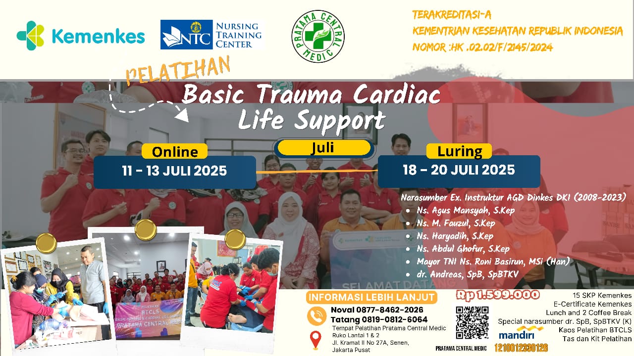 Pelatihan Basic Trauma Cardiac Life Support (BTCLS) Angkatan 14 - LMS ...