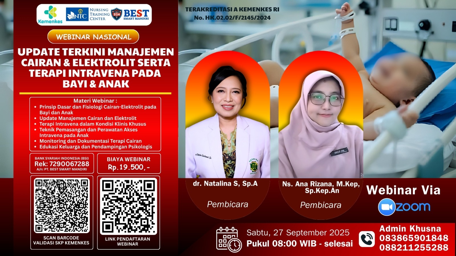 Webinar Update Terkini Manajemen Cairan & Elektrolit Serta Terapi Intravena pada Bayi & Anak ...