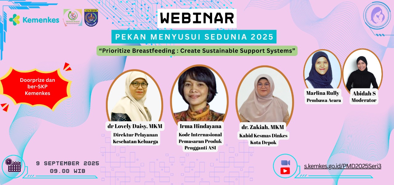 Webinar dalam rangka peringatan Pekan Menyusui Sedunia Tahun 2025 ...