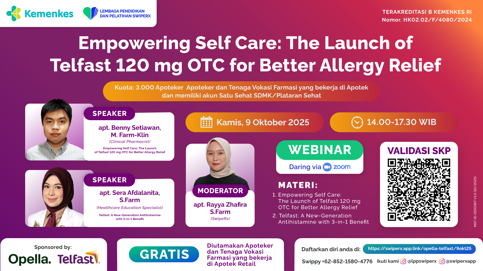 Empowering Self Care: The Launch of Telfast 120 mg OTC for Better Allergy Relief Angkatan 1 ...