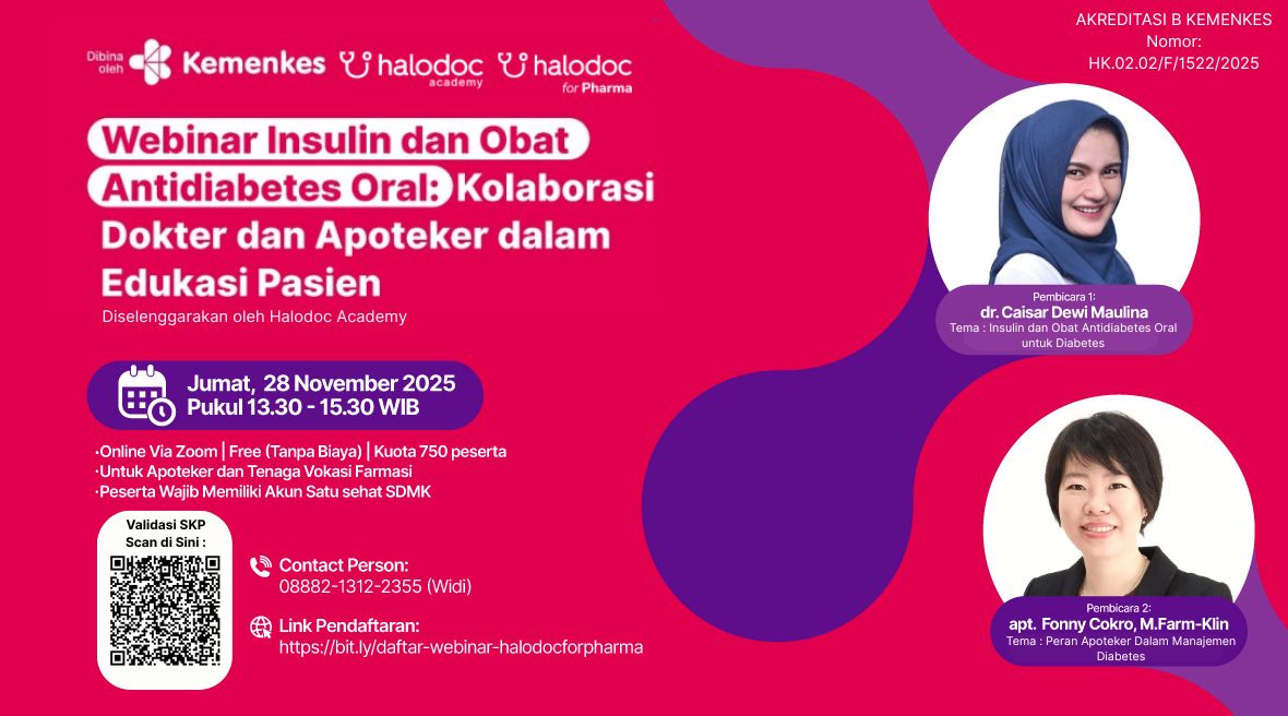 Webinar Halodoc for Pharma - Insulin dan Obat Antidiabetes Oral ...
