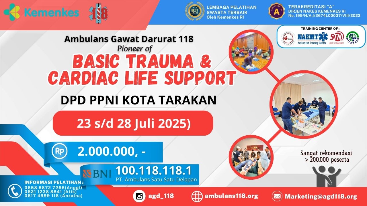 Pelatihan Basic Trauma Cardiac Life Support (BTCLS) Angkatan 141 - LMS ...